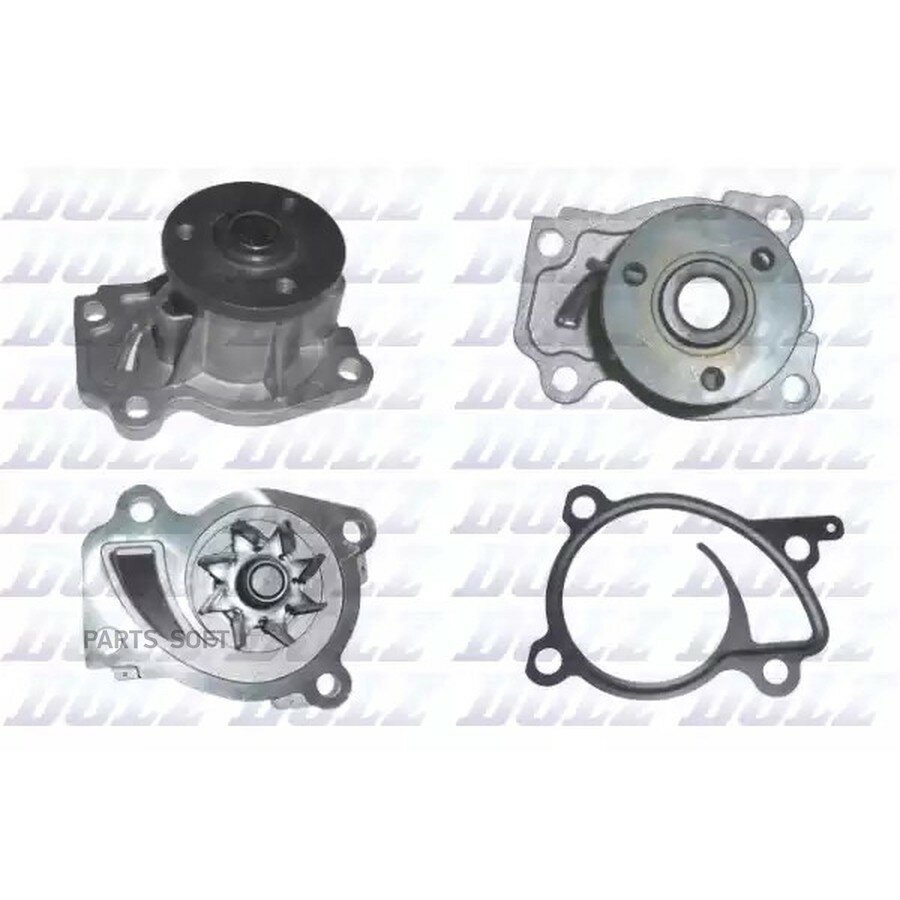 Водяная помпа DOLZ N161 RENAULT Arkana (LCM_) 19-> Duster (HSA/M_) 15-21 Logan II (L8_) 16-> Megane IV (B9A/M) 15-> / DACIA Dokker (KE_) 15-> Dokker Express 15-> Duster II (HS_) 15-18 Lodgy (JS_) 15->