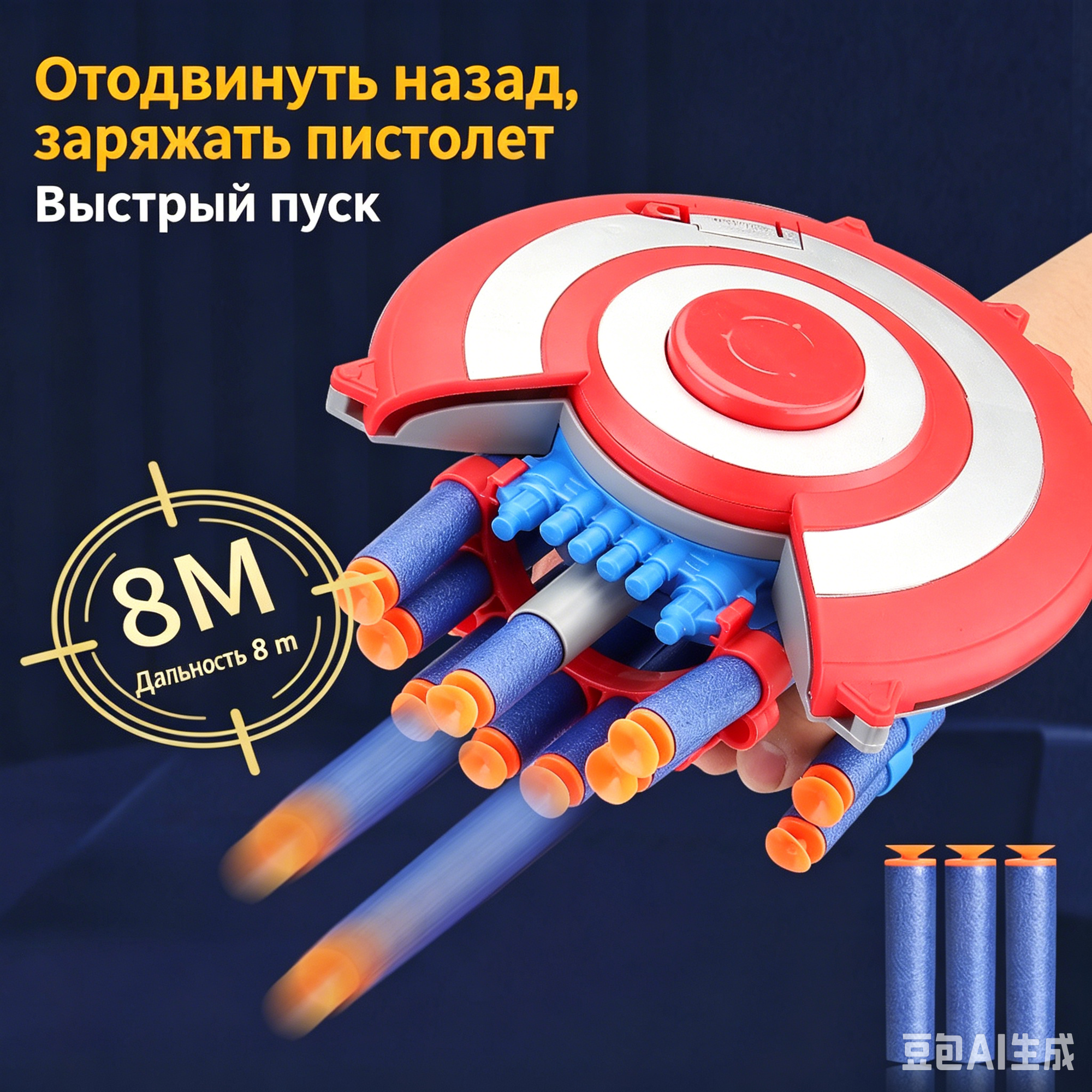 Бластер-щит Капитана Америки — весёлые игры для детей!