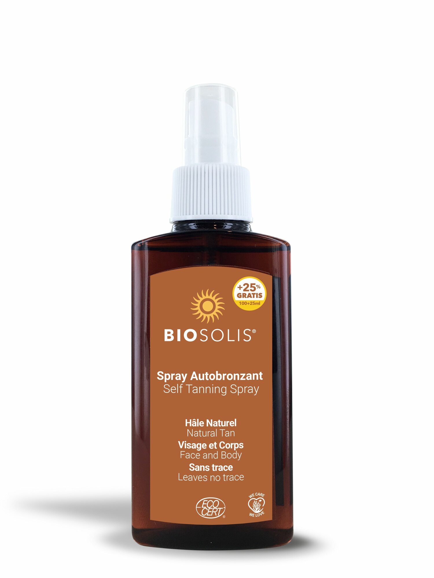BIOSOLIS, Натуральный спрей-автозагар для тела, 100мл