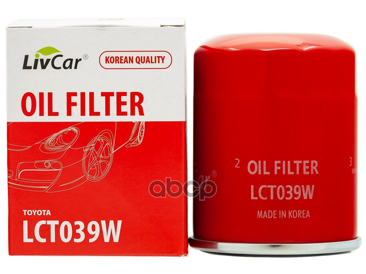 Фильтр масляный LivCar арт. LCT039W