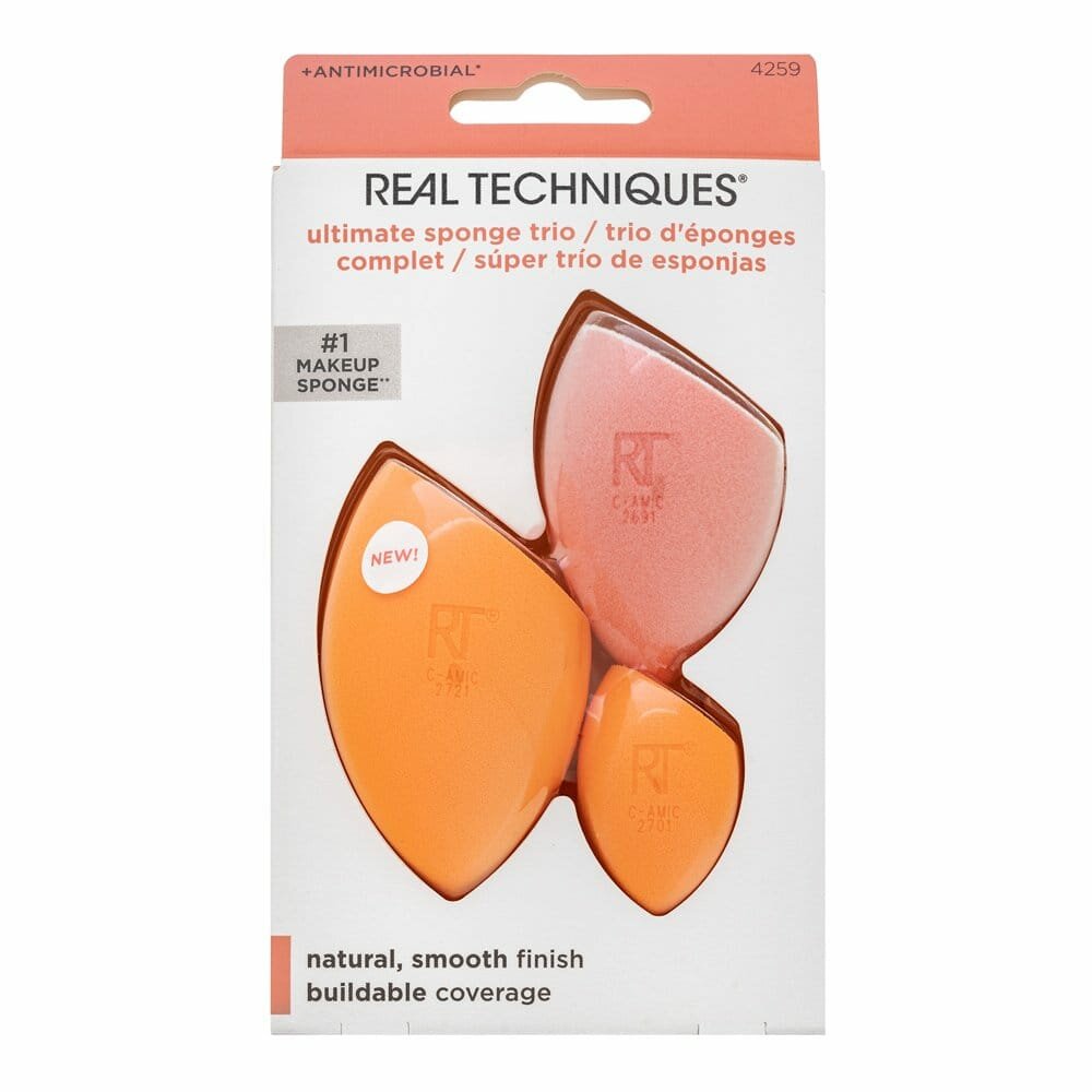 Спонж косметический Real Techniques Ultimate Sponge Trio 3 pcs