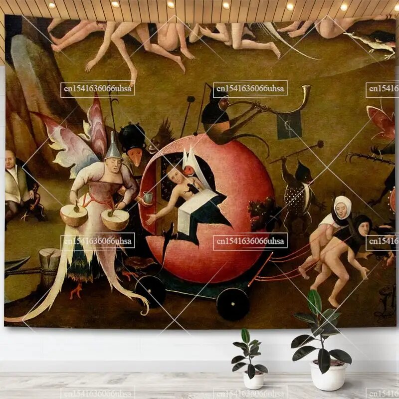 Гобелен Hieronymus Bosch Garden Of Earthly Delights FFO 200x150cm, BGT6706