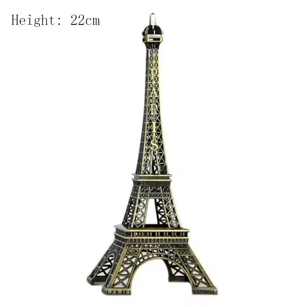 Металлическая статуэтка Эйфелевой башни бронзовая 22cm