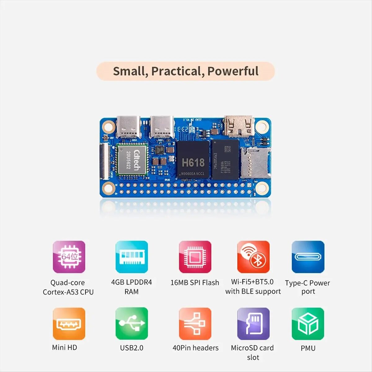 Разработка Orange Pi Zero 2W 1ГБ DDR4