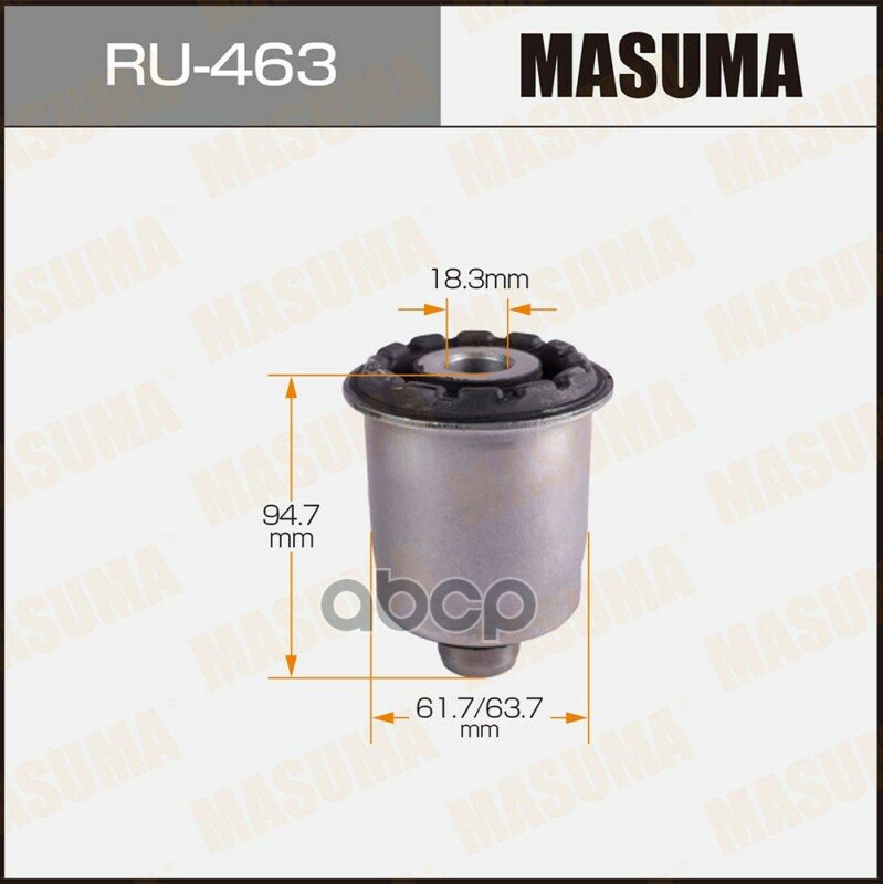 Сайлентблок SUZUKI ESCUDO 2005-2017/SUZUKI GRAND VITARA 2005-2016 Masuma арт. RU-463