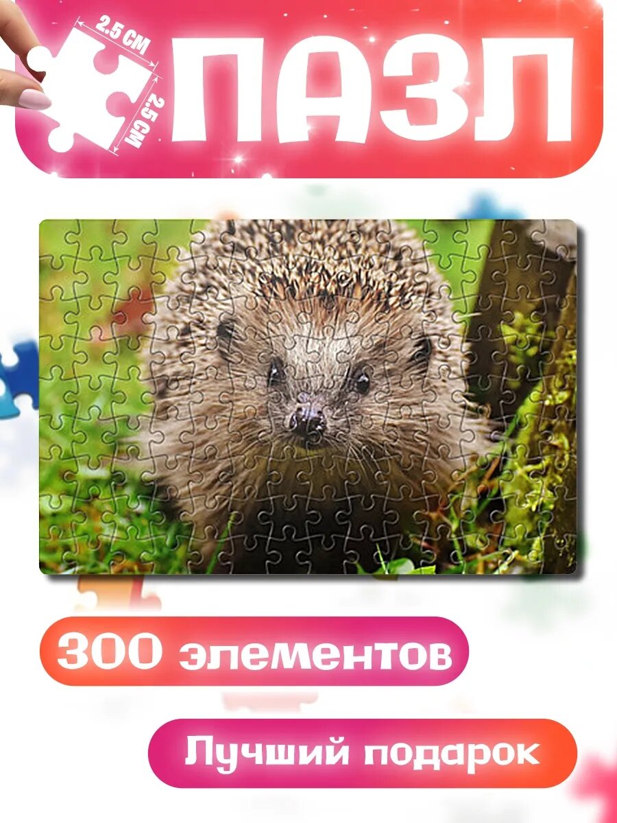 Пазлы для детей и взрослых Ежик