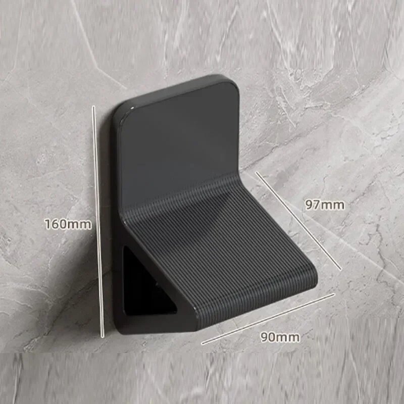 Подставка для ног в ванную, черная, 1PCS Black G5114B
