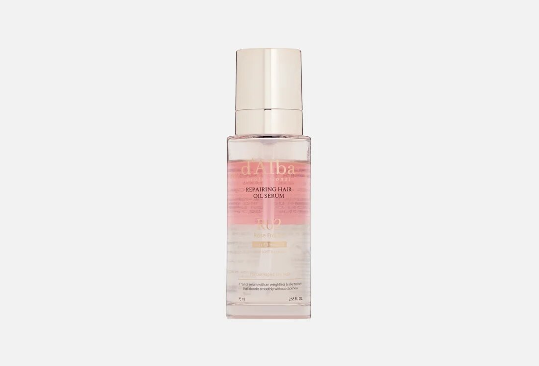 D'Alba Professional Repairing Rose Freesia Масло-сыворотка для волос 75мл