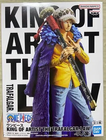 Ada BandaiBanpresto KOA One Piece Trafalgar D. Водяной закон, король художника, Figur, аниме, солдат, модель ПВХ 23 см