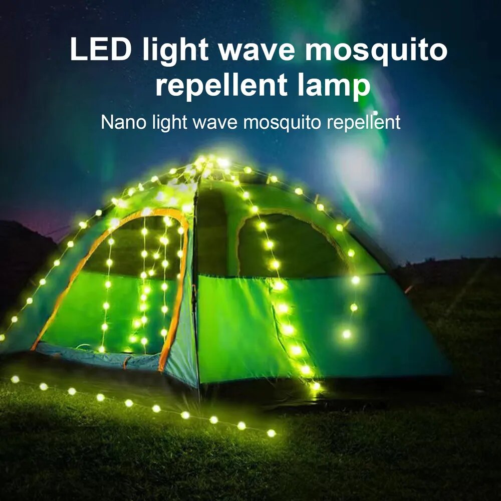 LED light wave mosquito repellent lamp green nano light wave mosquito repellent for tent Christmas