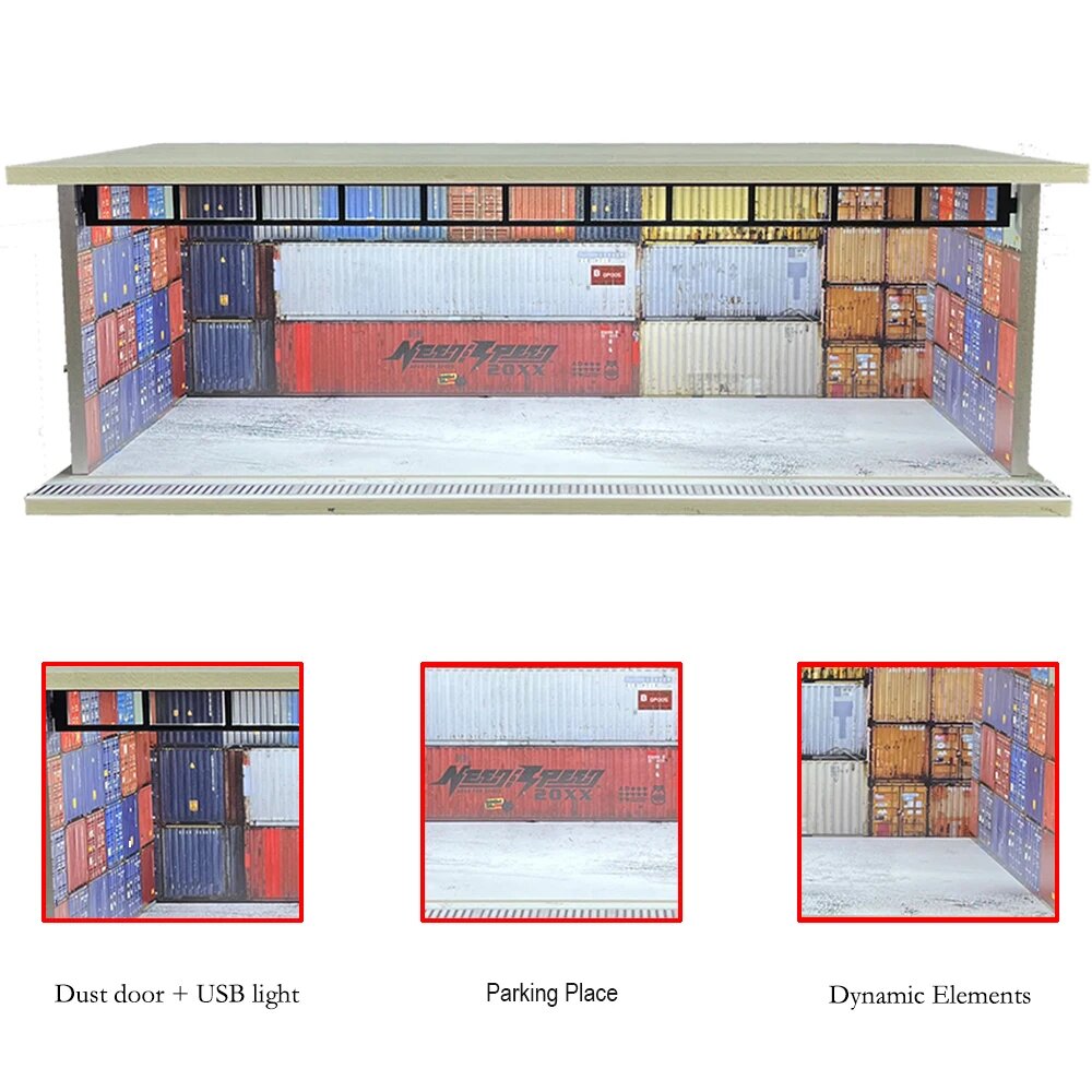Модель парковочного гаража 1:64 ydh-M008-64
