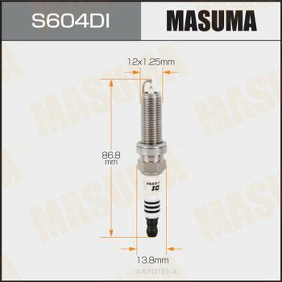 Свеча зажигания IRIDIUM MASUMA S604DI NISSAN Qashqai II SUV 15->/ X-Trail 14->