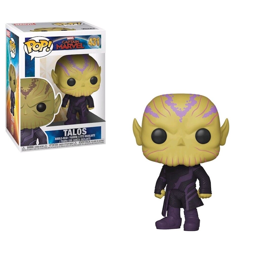 Фигурка Funko POP Talos из фильма Captain Marvel / Талос из Капитан Марвел, Фанко ПОП