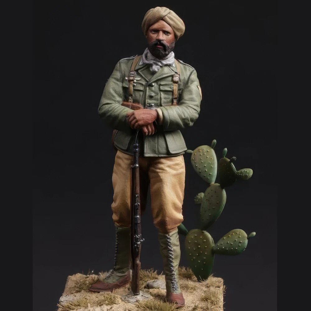 Модель солдата зкбозк 1/35 из резины