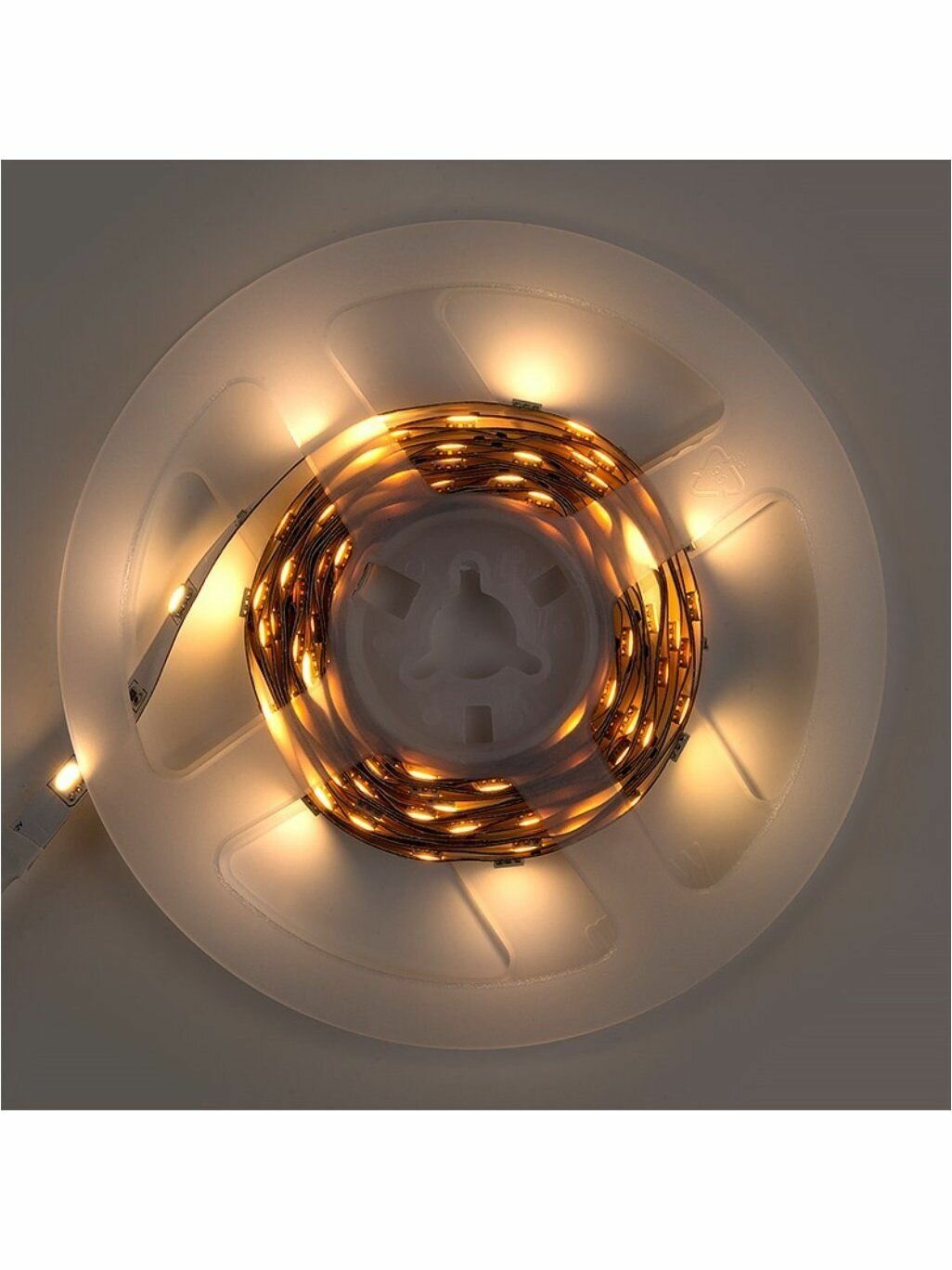 Лента светодиодная General Lighting Systems SMD 5050, 30 диодов/м, 12В, 7.2Вт, IP20, 3м, с адаптером