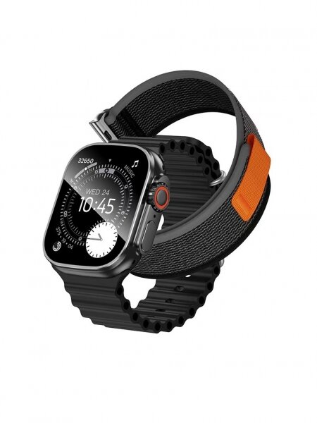 Смарт-часы Hoco Y42 Ultra с поддержкой звонков 2.1", Bluetooth 5.3, IP67, цвет Black