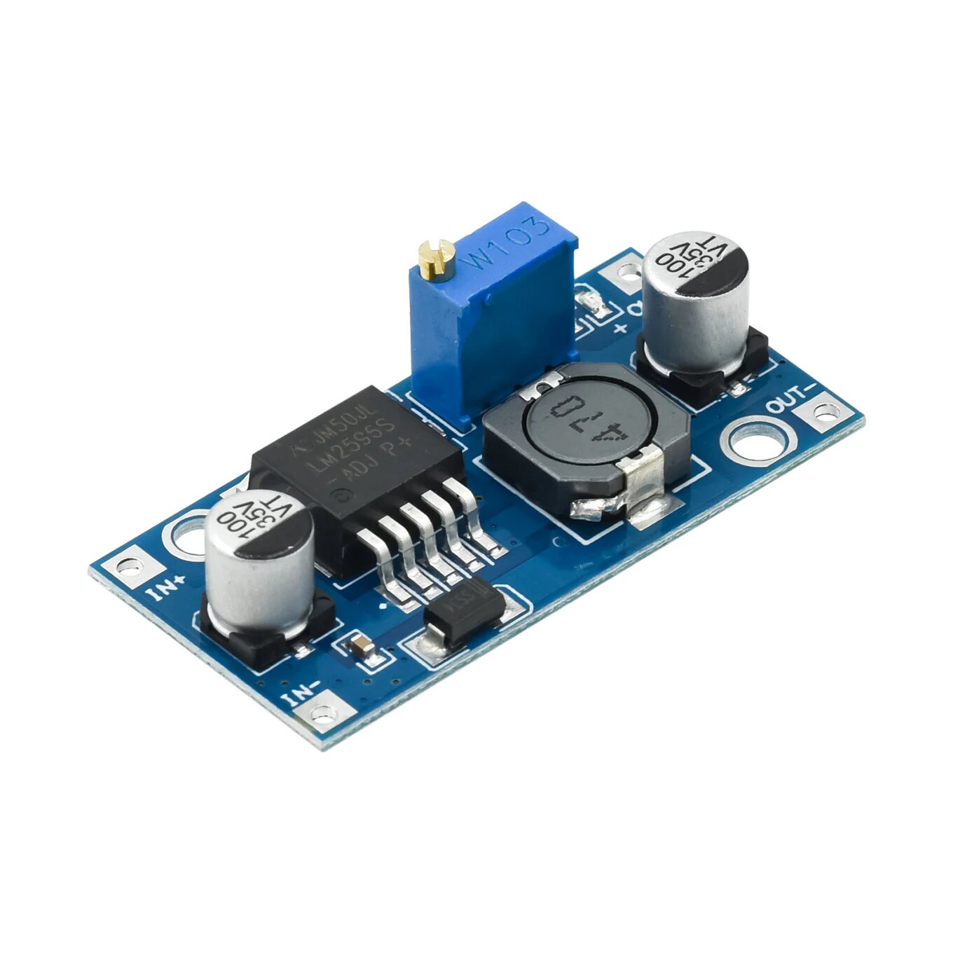 LM2596 регулируемый понижающий модуль питания SIMPLE ROBOT MW