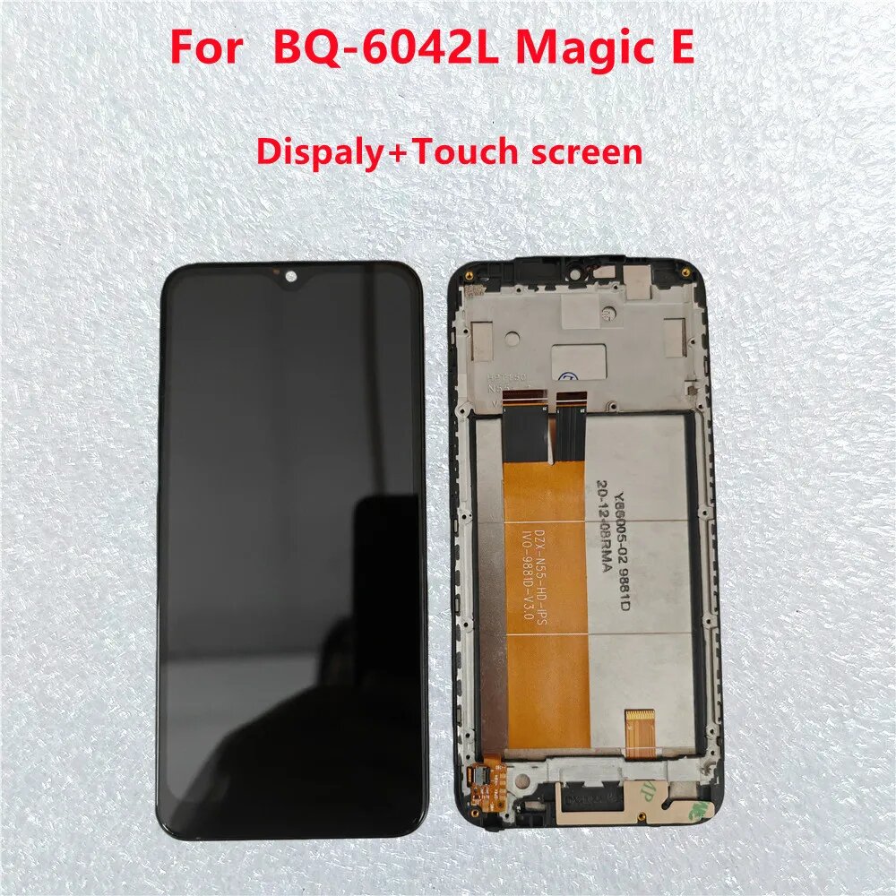 Дисплейный модуль с сенсорным экраном для BQ-6042L Magic E, аксессуары для сборки, замена