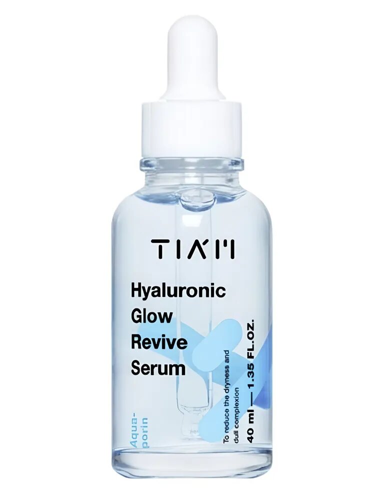 Сыворотка Tiam "Hyaluronic Glow", увлажнение, с гиалуроновой кислотой, 40мл