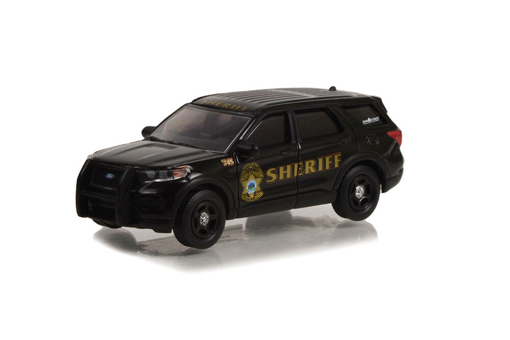 Модель коллекционная Ford police interceptor utility johnson county kansas sheriff 2020 (длина модели 6-10 см)