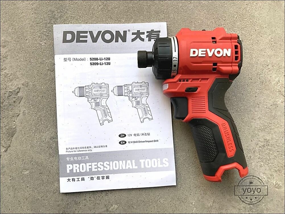 Заряжающий стартер Devon 5208UH Безщеточный литий - электрический винт