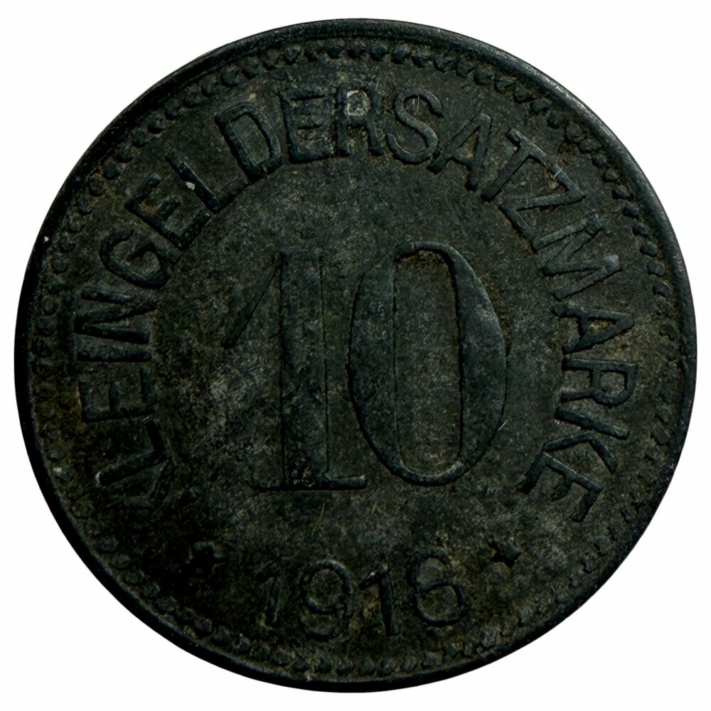 Германия, Германская империя, Хоф 10 пфеннигов 1918 г. (Zn)