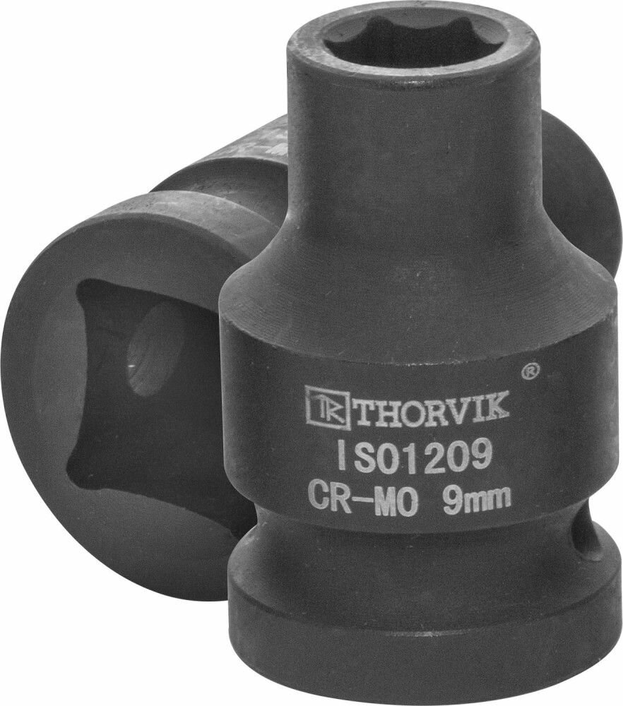 Головка торцевая ударная 1/2"DR, 9 мм, IS01209, Thorvik