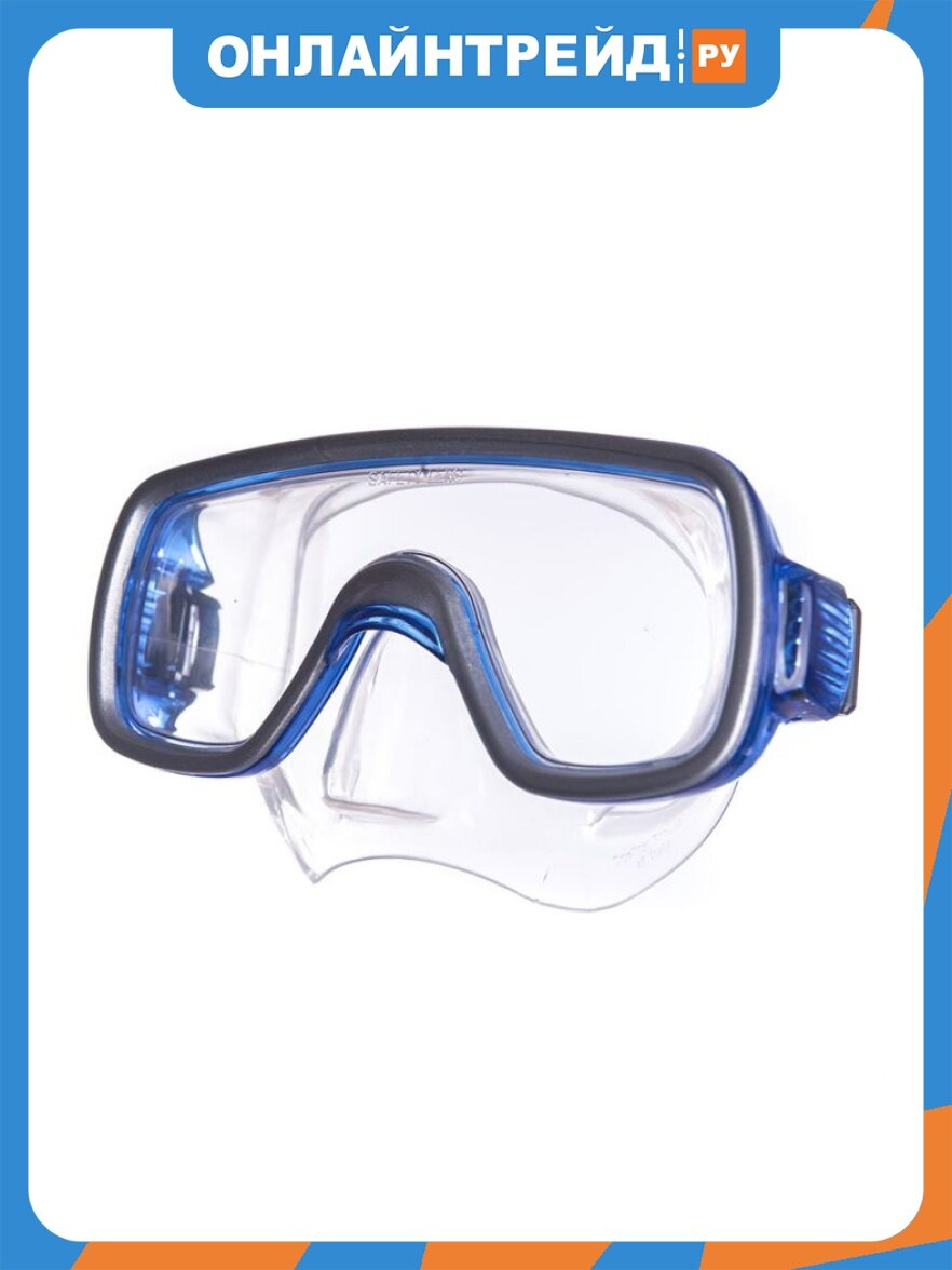 Маска Salvas Geo Sr Mask, для плавания арт. CA175S1BYSTH, закален. стекло, силикон, размер: Senior, синий