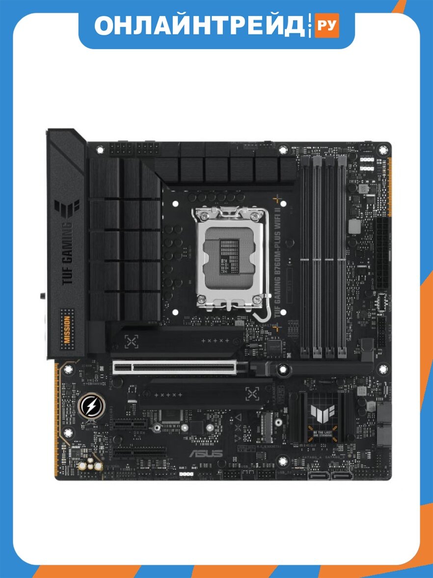 Материнская плата Asus TUF GAMING B760M-PLUS WIFI II (LGA1700, mATX)
