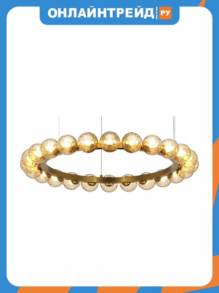 Подвесная светодиодная люстра Maytoni Ambre MOD331PL-L42BS3K