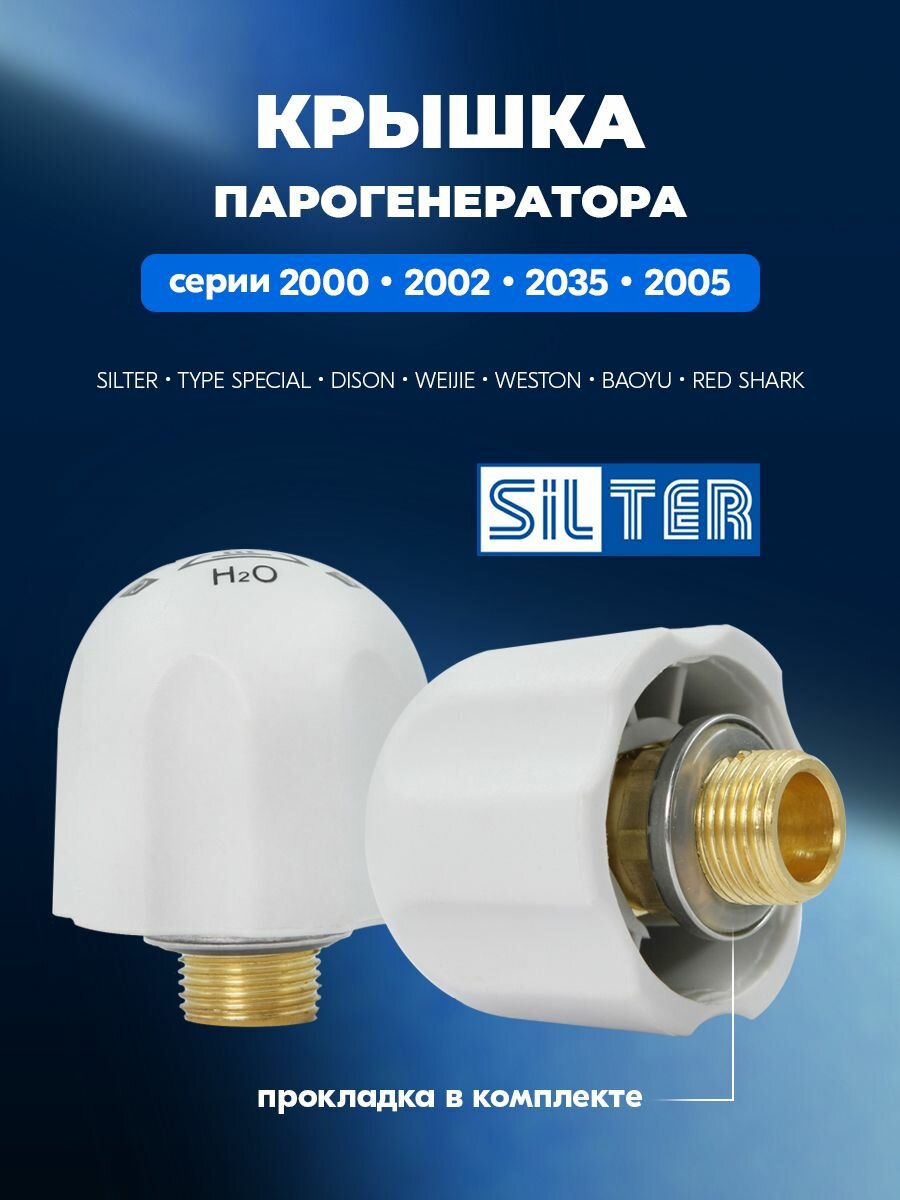 Крышка пробка бойлера для парогенераторов 2002, 2035, 2005 - аналог SYEV38XX