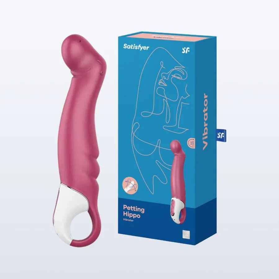 Satisfyer Vibes Petting Hippo, розовый. Вибратор
