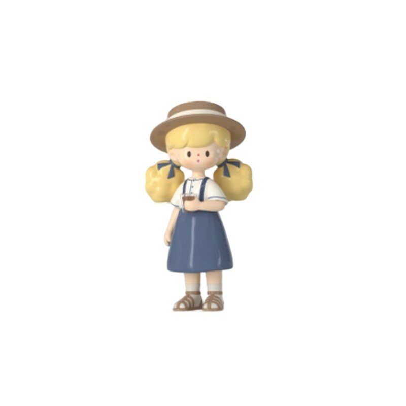 Милая игрушка-сюрприз унисекс FINDING UNICORN Molinta Mini Holiday Collection, Confirmed-Coffee Girlish (Open)