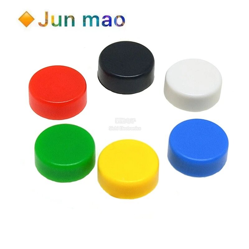 20PCS A44 key cap b3f-1050 fits 6*6*7.3 square head touch switch 5.8 self locking 4.5x4.5x7 Switch cap