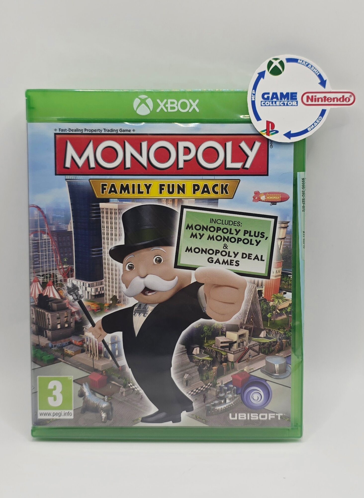 Игра Monopoly Family Fun Pack для Microsoft Xbox One / Series X на диске с русским языком.