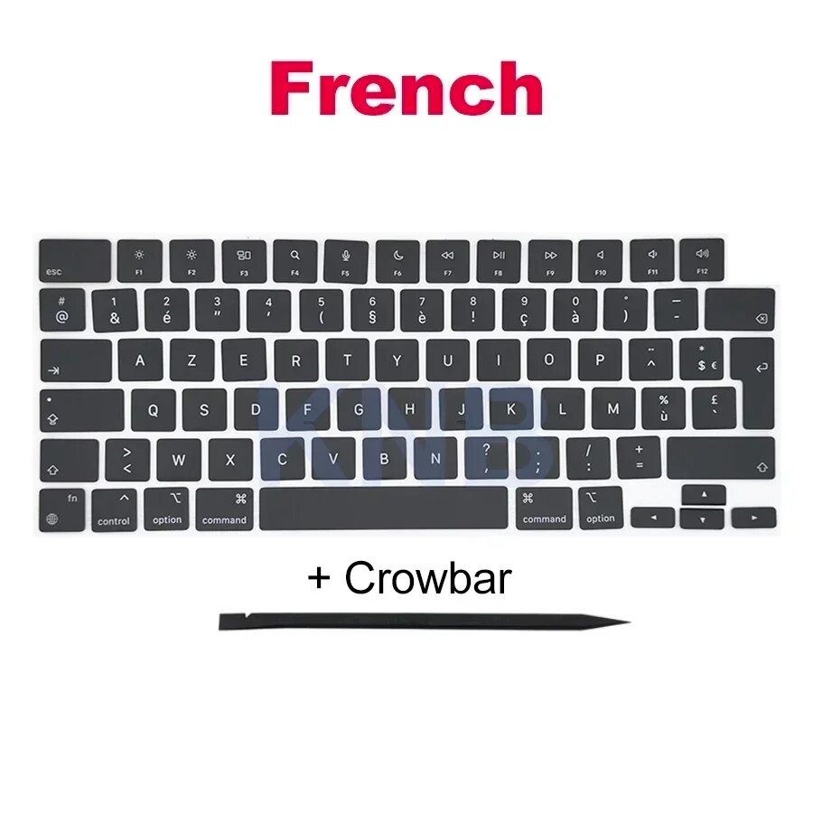 Клавиши для MacBook Pro 14 16 French, черные