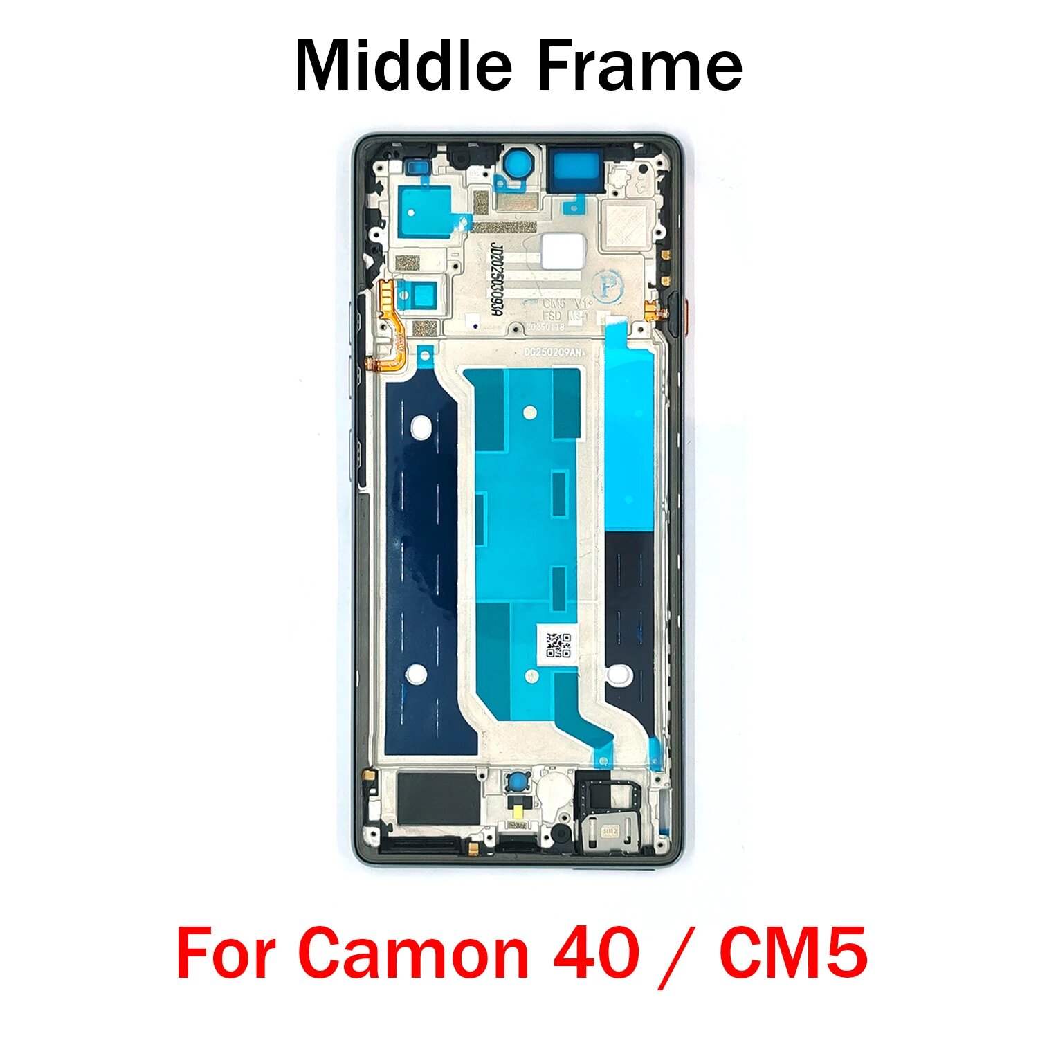 Зеленая рамка для Tecno Camon 40 CM5, корпус ЖК-дисплея