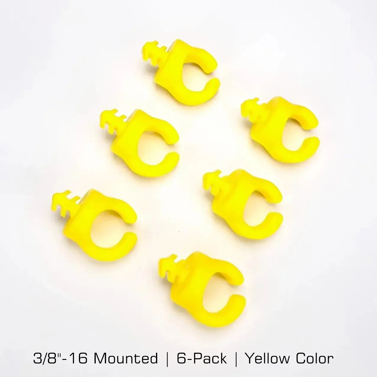 Зажим для кабелей камеры INLPIE 3-8 Yellow 6 Pack