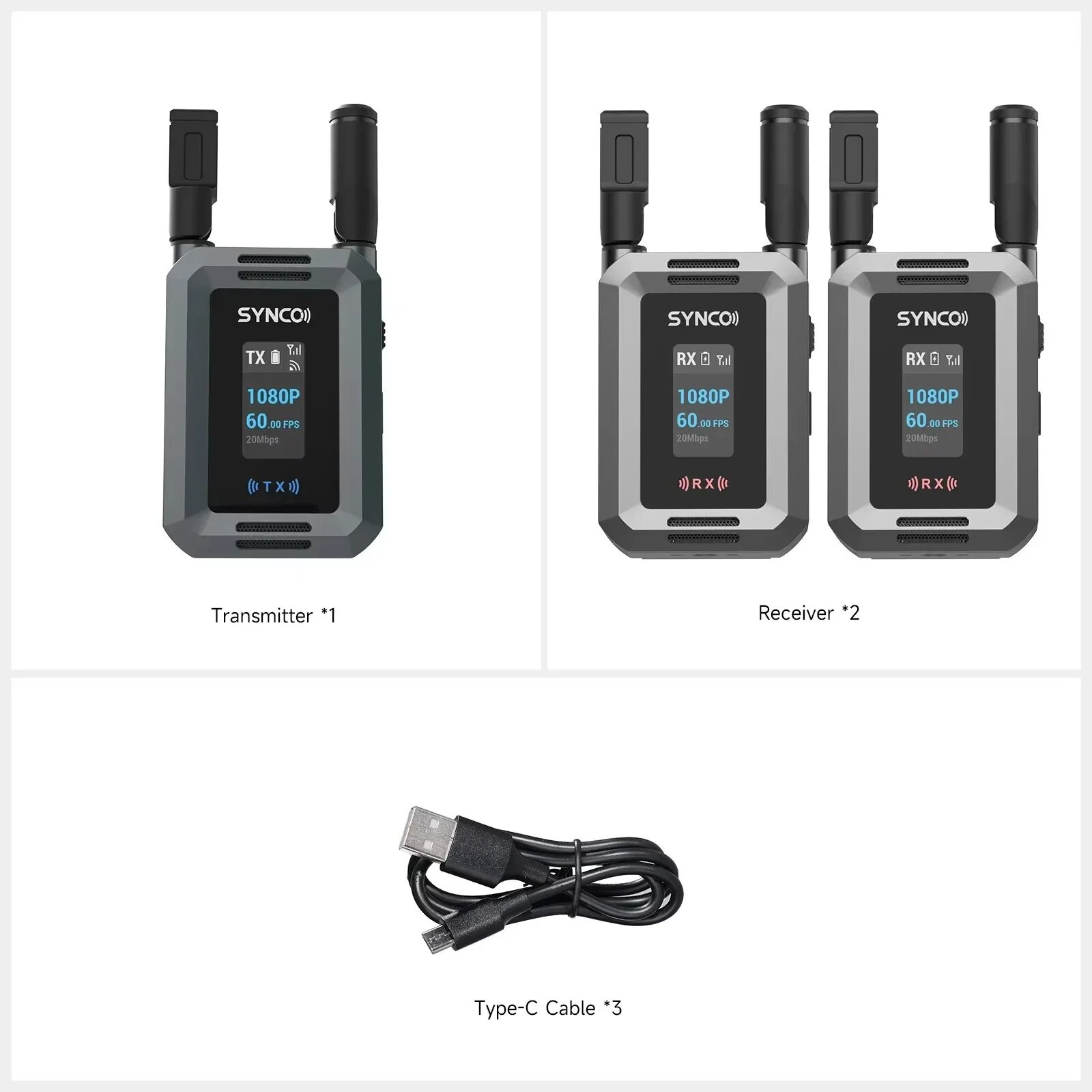 SYNCO Xvision HD 1TX 2RX беспроводная система