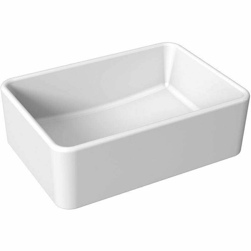 Раковина накладная Roca Mila 50 32700B000 Белая, фарфор, без перелива