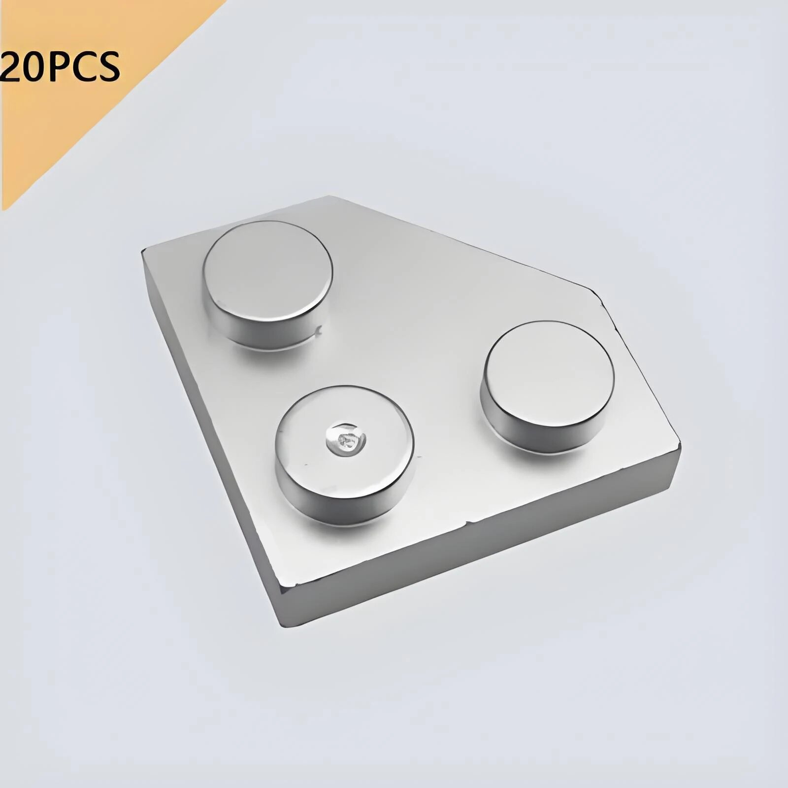 Серебряные строительные блоки 26601-20pcs