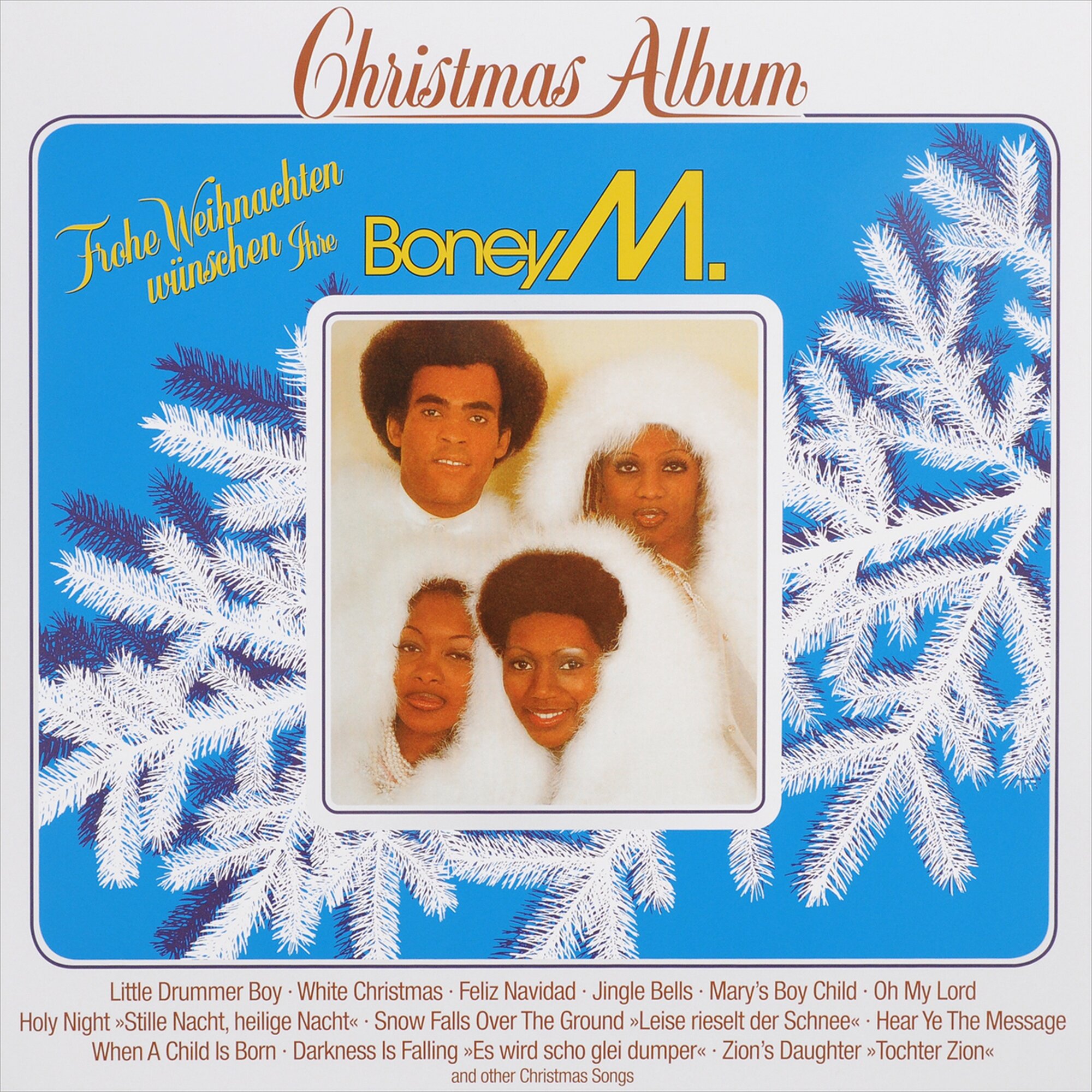 Новогодняя пластинка Boney M. - Christmas With Boney M, (LP) Виниловая пластинка