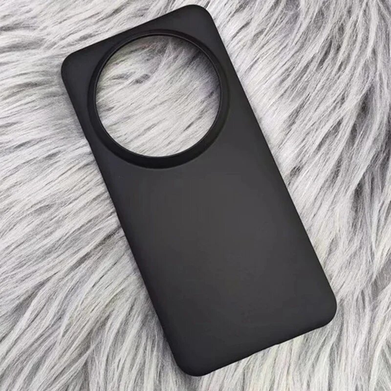 Для Xiaomi 13T Pro 12S Ultra Civi 3 2 Тонкий цветной резиновый матовый Черный, Black, For Mi 3