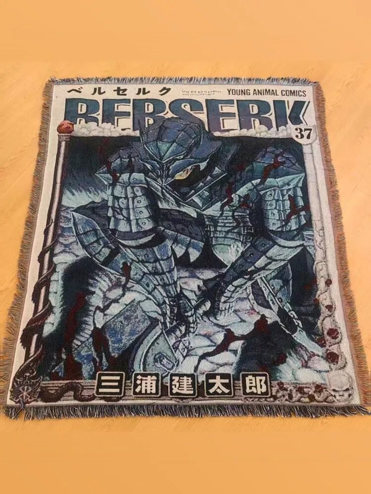 Гобелен Berserk 37 Манга Аниме Подарок на стену 160х130 см 130*160
