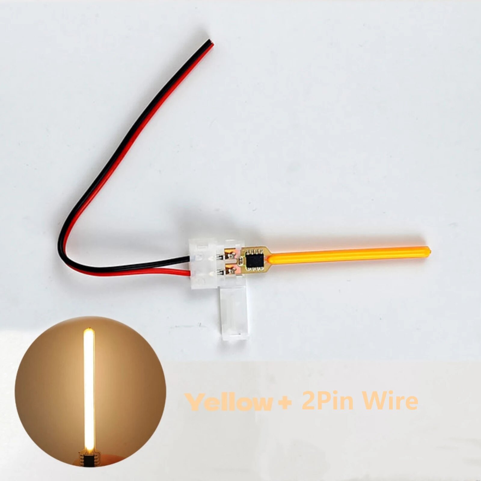 Светодиодная лампа XUNATA LL815 COB эффект падающего дождя 40/59/70 2Pin Wire - 2200K, 1 mode 40mm