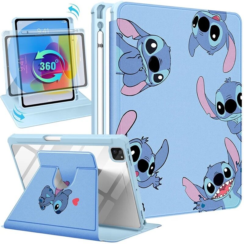 Небесно-голубой чехол Potdemiel для iPad Air6, Air4, Mini7