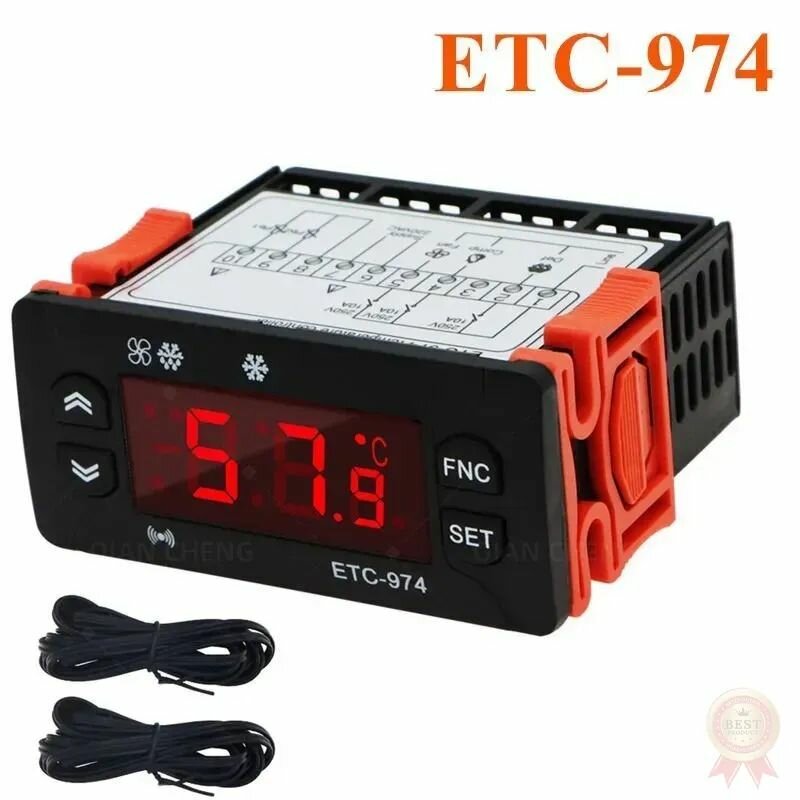 Витрины -холодильника Elitech ETC-974 (с 2 датчиками) / Микропроцессор для торгового холодильного оборудования