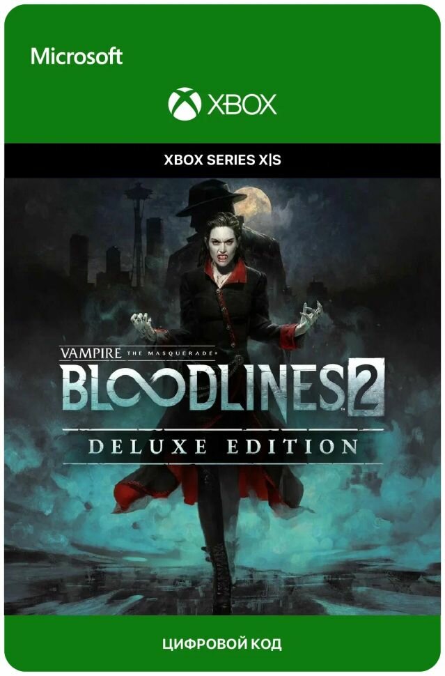 Игра Vampire The Masquerade Bloodlines 2 - Deluxe Edition для Xbox Series X|S, электронный ключ