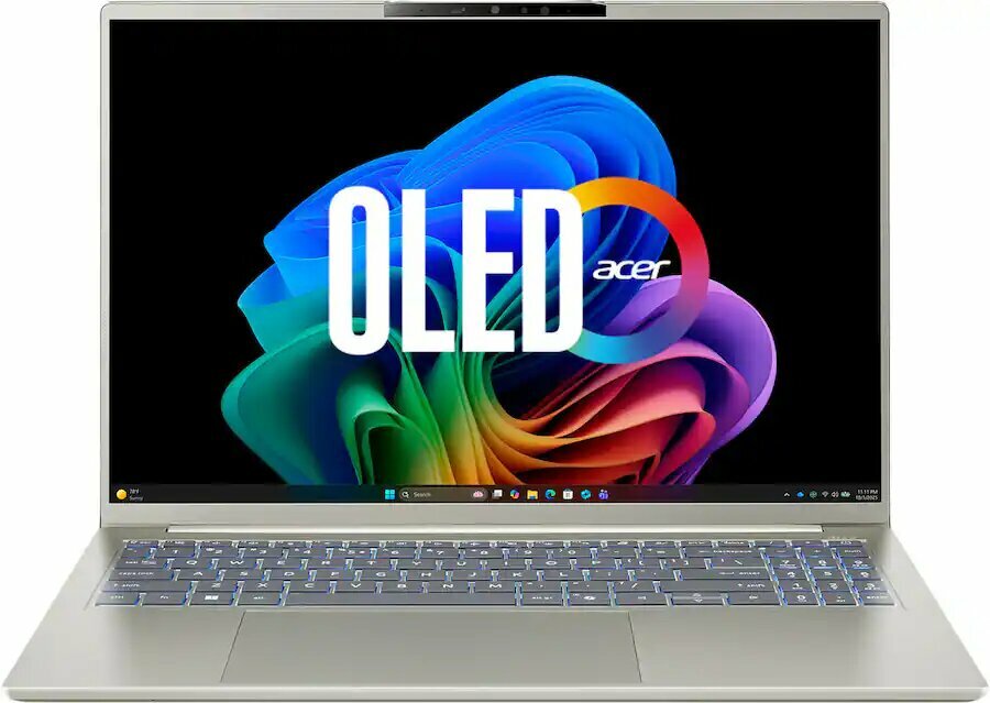 Ноутбук Acer Swift Go 16 SFG16-I71T-79Q6 (Ultra 7 355 1.7GHz/16"/1920x1200/OLED/32GB/1TB SSD/Intel Graphics/Win11)