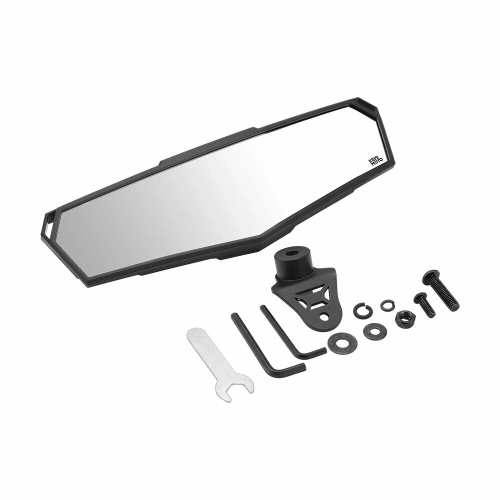 Центральное зеркало заднего вида UTV для CF-MOTO ZFORCE 950 Sport HO Trail, UFORCE 600 1000 U10 XL Pro 2021-2025, небьющийся